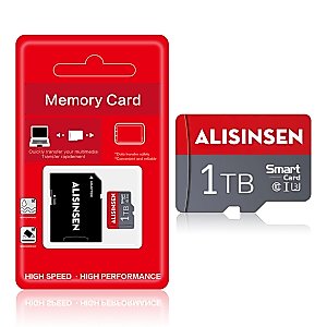 Micro SD Card 1TB Class 10 TF Card 1TB SD Memory Card High Speed Micro SD Memory Cards 1TB for Cellphone,Camera,GOPRO and SD Card Adapter