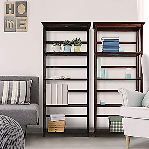 Casual Home Mission Style 5-Shelf Bookcase, Espresso