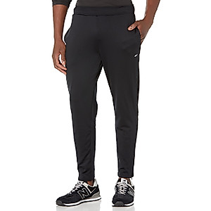 Amazon Essentials Men's Stretch Woven Training Pant, Black, Medium