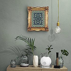 SIMON'S SHOP 8x10 Picture Frame Baroque Picture Frames 8x10 Vintage Photo Frames 10 x 8 in Bronze