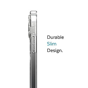 Speck Clear iPhone 14 Pro Max Case - Slim, Built for MagSafe, Scratch Resistant & Drop Protection Clear Phone Case - Anti-Yellowing - 6.7 inch iPhone 14 Pro Max Case - Dual Layer - GemShell
