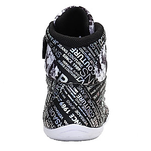 MOCINNA Women's Wrestling Shoes, Anti-Slip Boxing Footwear Breathable Ladies Weightlifting Shoe Casual Kickboxing Shoes for Female,Black,9.5