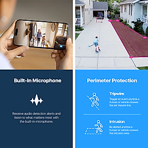 Amcrest UltraHD 4K (8MP) Outdoor Bullet POE IP Camera, 3840x2160, 98ft NightVision, 2.8mm Lens, IP67 Weatherproof, MicroSD Recording, White (IP8M-2496EW-V2)