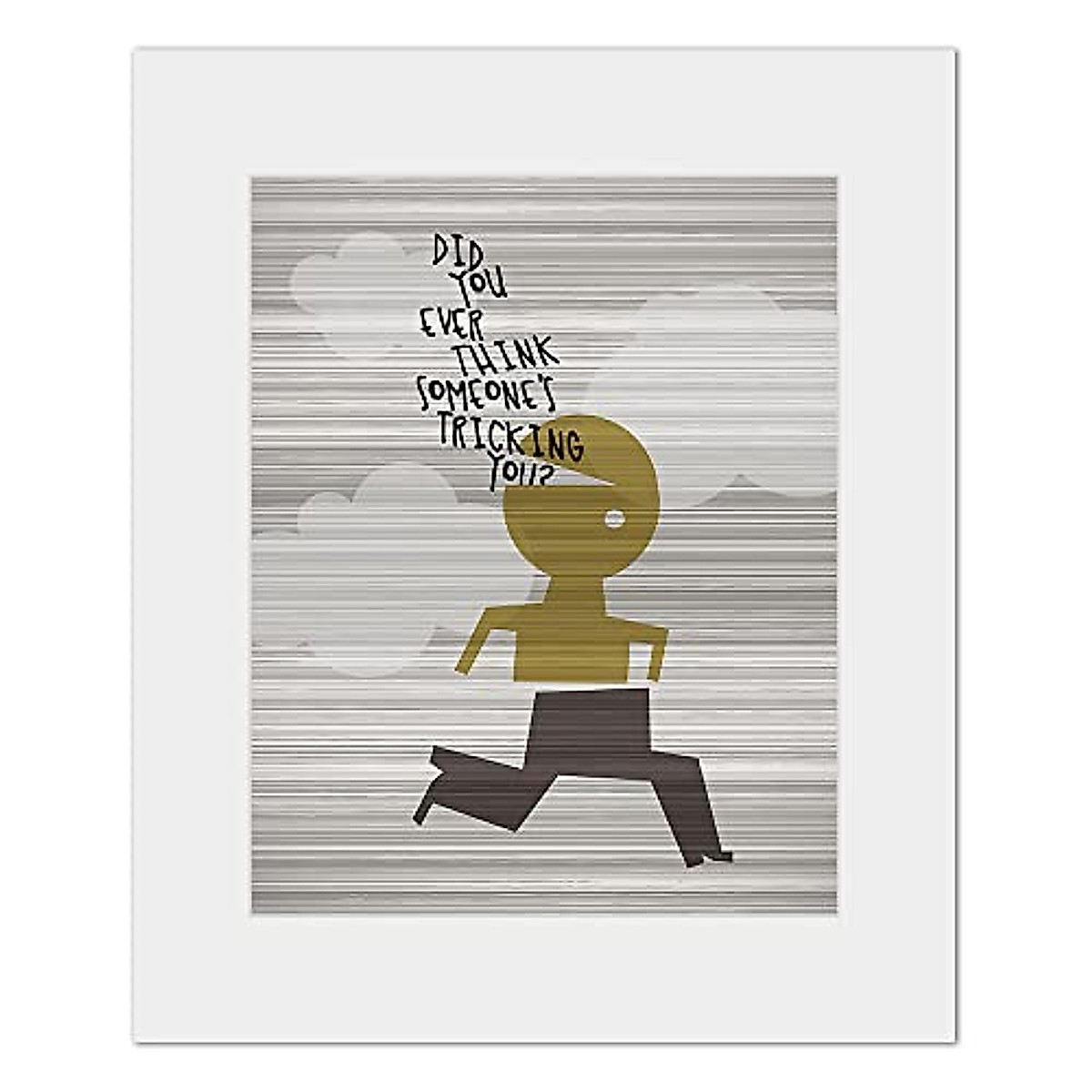 Third Eye Blind | Non Dairy Creamer - mid-century modern song lyric wall art print music poster