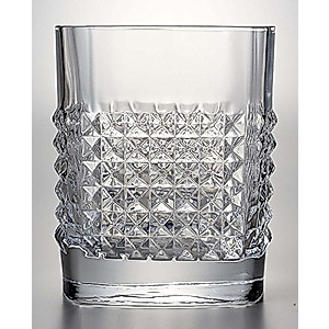 Luigi Bormioli Mixology 12.75 oz Elixir Double Old Fashioned Glasses, Set of 4, Clear