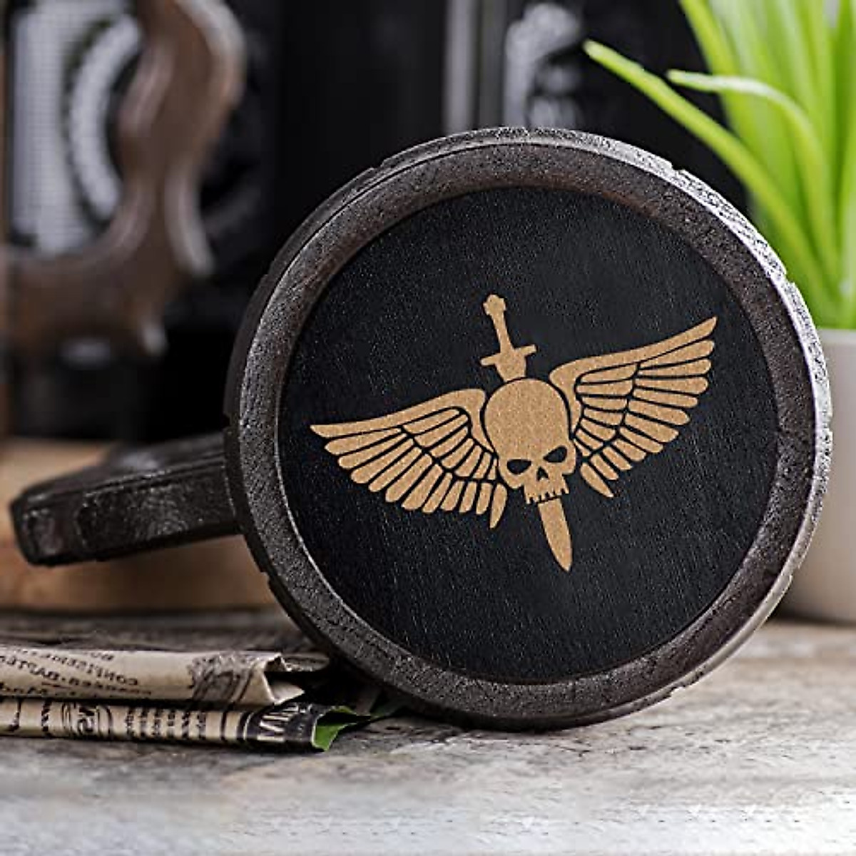 Adeptus Astartes Mug Wooden Beer Stein 17oz Gamer Beer Mug Gift Boyfriend Personalized Anniversary Christmas Birthday Gifts For Gamer Husband Gifts For Him Beer Steins Beer Tankard K684