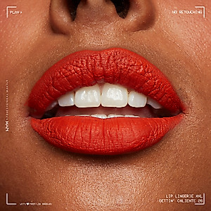 NYX PROFESSIONAL MAKEUP Lip Lingerie XXL Matte Liquid Lipstick - Gettin Caliente (Bright Red Orange)