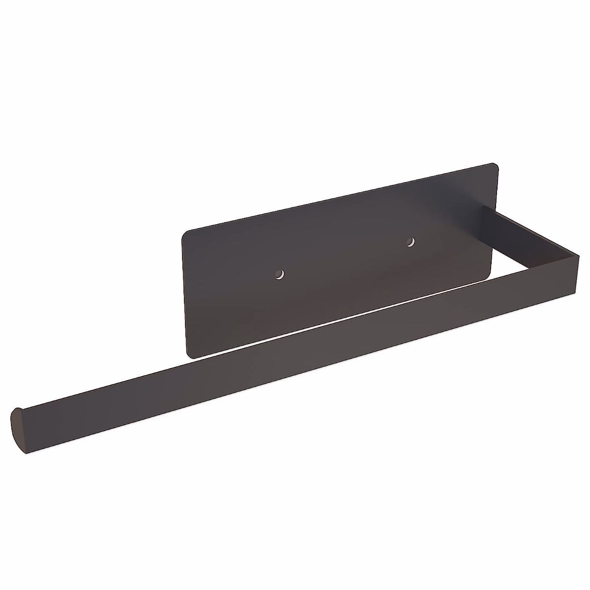 Magnetic Paper Towel Holder for Refrigerator, Kitchen Towel Rack Magnetic Towel Bar Multi Function Made of Iron,Used for Kitchen,Bathroom,No Drilling (Black, 1 Pack)