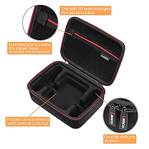 RLSOCO Carrying Case for Nintendo Entertainment System NES Classic Edition/Super NES Classic Mini, Protective Storage Case for Console and Controller（Case Only）