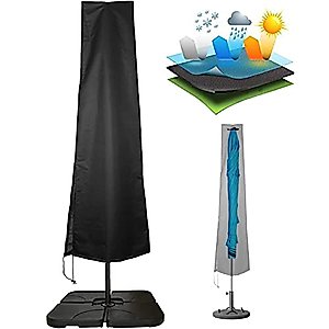 Umbrella Covers,Patio Waterproof Market Parasol Covers with Zipper for 7ft to 11ft Outdoor Umbrellas Large