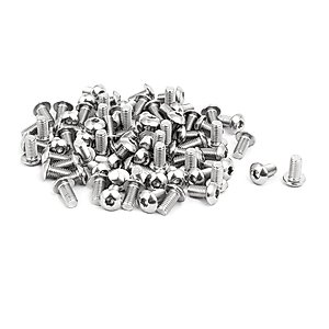 uxcell M5x10mm 304 Stainless Steel Button Head Hex Socket Cap Screws Bolts 80pcs
