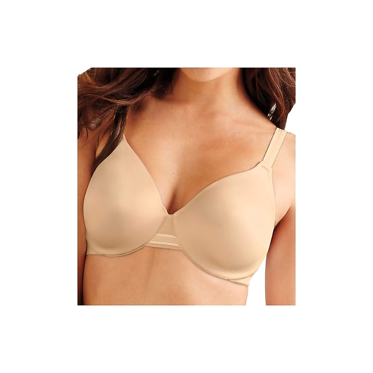 Bali Womens One Smooth U Underwire Bra, Smoothing & Concealing Full-coverage Df3w11 Bras, Soft Taupe, 40C US