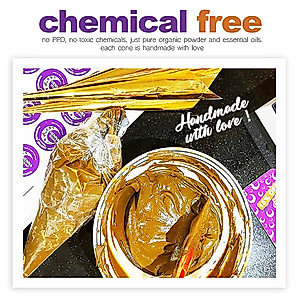 Temporary Tattoo India Painting Tattoo Paste Cone, 3 Tubes Brown Paste Cone Indian Body Art Painting Drawing (Brown, 3 Cones)