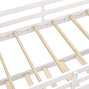 DHP Maxton Twin Over Full Bunk Bed, White