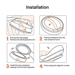 Replacement Ear Pads for Solo 2 & 3 Wireless On-Ear Headphones, PChero 2 Pairs Protein Leather Earpads Memory Foam Cushion Covers Compatible with Beats Solo2/Solo3 A1796/B0534 Headphone (Black)