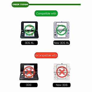 GREEN FUSION for 3DS XL & New 3DS XL Battery Replacement, 1750mAh SPR-003 Battery for Nintendo 3DS XL/New 3DS XL (Not for 3DS/New 3DS) with Repair Toolkit