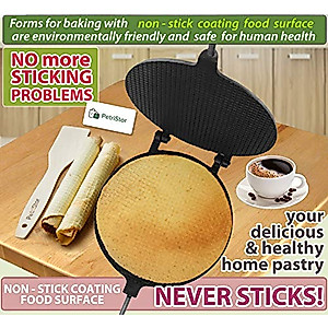 Waffle Maker round form Non-stick Cookies Pastry