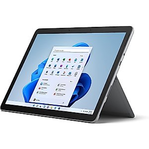 Microsoft Surface Go 3 10" Pixelsense Touchscreen Laptop Tablet, I3-10100Y, 8GB RAM, 128GB SSD, Intel UHD Graphics 615 with Dual-Core 10-Point Multi-Touch Windows 10 Pro, 8W6-00009 (Renewed)
