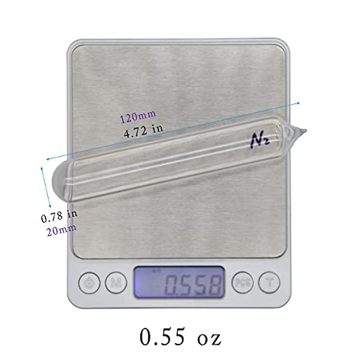 Rare Luminous Gases Element Collection, 99.999% Purity, Including Helium, Neon, Argon, Krypton, Xenon, Nitrogen, Oxygen, Carbon Dioxide, Air, for Collection, Display, Teaching, Gift, Pack of 9