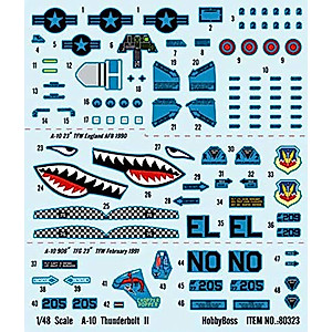Hobby Boss A-10 Thunderbolt II Airplane Model Building Kit