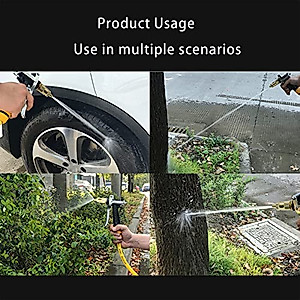 WGTCZY Foam Car Washwith 33ft Garden Hose, Bubble Gun,Car Washing Kitfor Car Washing, Plants Watering and Pets Showering