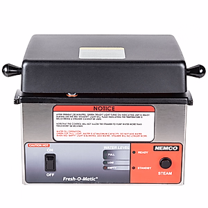 Nemco 6625B Fresh-O-Matic Countertop Rethermalizer and Tortilla/Portion Steamer - 120V