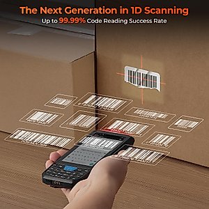 MUNBYN Android 13 Handheld Scanner, Android Barcode Scanner 035Pro, Equip with Honeywell N4313 1D Inventory Scanner, 4GB+64GB Rugged PDA Handheld Computer, 4G LTE for for Small Business, Warehouse