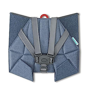 BOMBOL Instant Popup Booster Seat - Lightweight Folding Travel High Chair for Babies and Toddlers