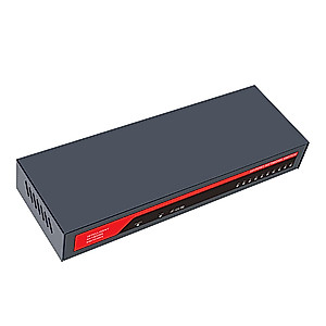 KuWFi Gigabit Ethernet Network Switch 10/100/1000Mbps 10 Port RJ45 LAN Hub Desktop Fast Ethernet Switch for Office Dormitories Home