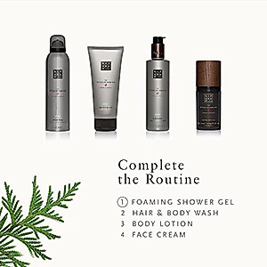 RITUALS Samurai Sport Foaming Shower Gel for Men - Sport Body Wash with Bamboo Extract & Cypress - 6.7 Fl Oz