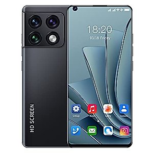 Unlocked Mobile Phones, Adnroid 8.1 Smart Phone 7.0 Inch Ultrathin HD Full Screen Phone, Dual SIM Unlocked Smartphones, 2G RAM+16GB ROM, 2MP+5MP Mobile Cell Phone, Gift for Friends (Black)