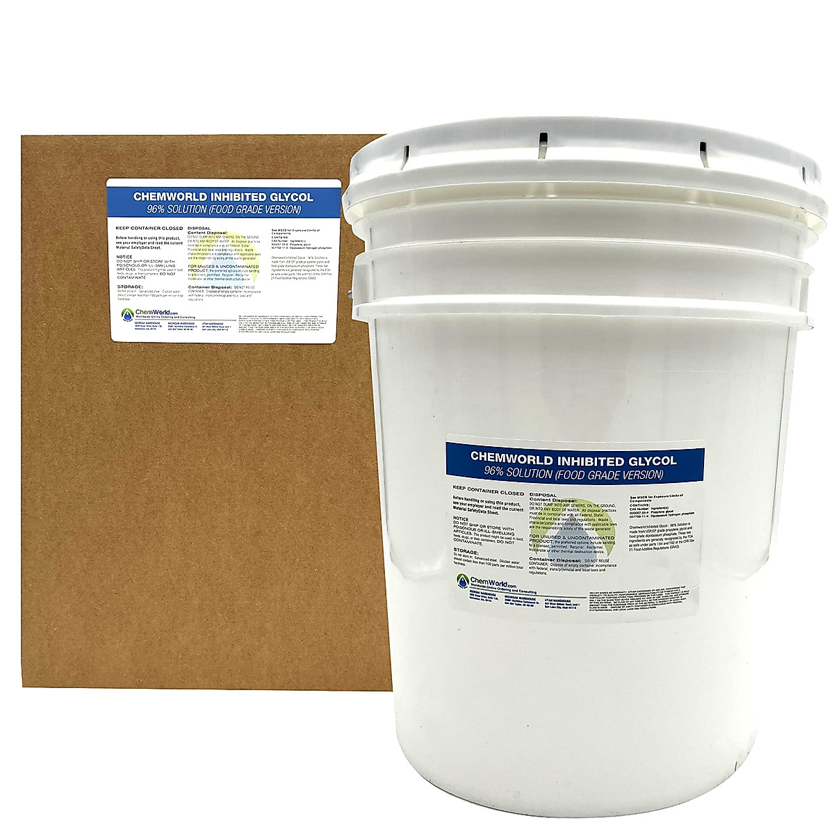 Chemworld Food Grade Inhibited Propylene Glycol - 5 Gallons