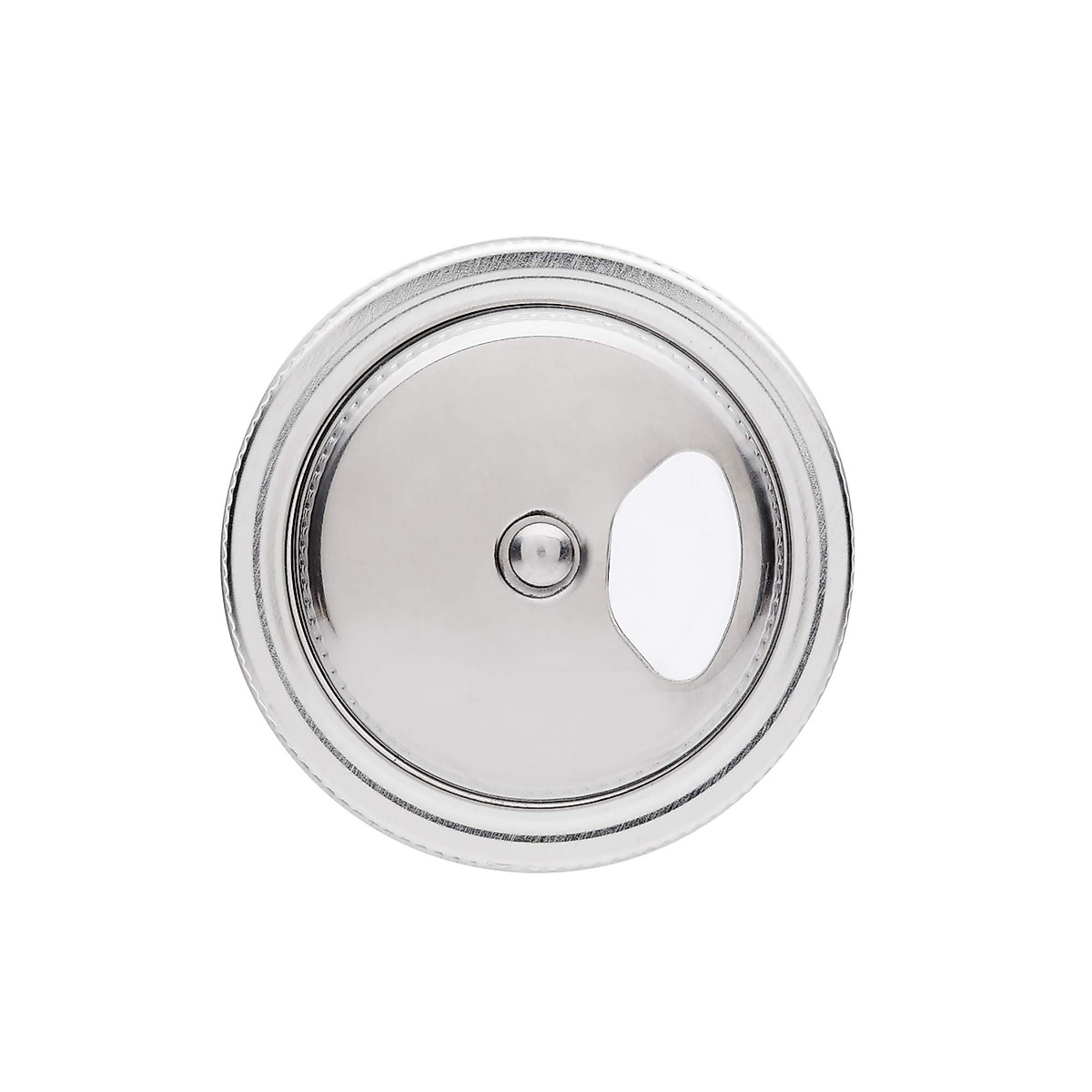 Jarware Stainless Steel Spice Shaker, Regular Mouth Mason Jar Spice Lid