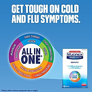 Mucinex Fast-Max Adult Severe Cold Liquid Caplets, 20 ct