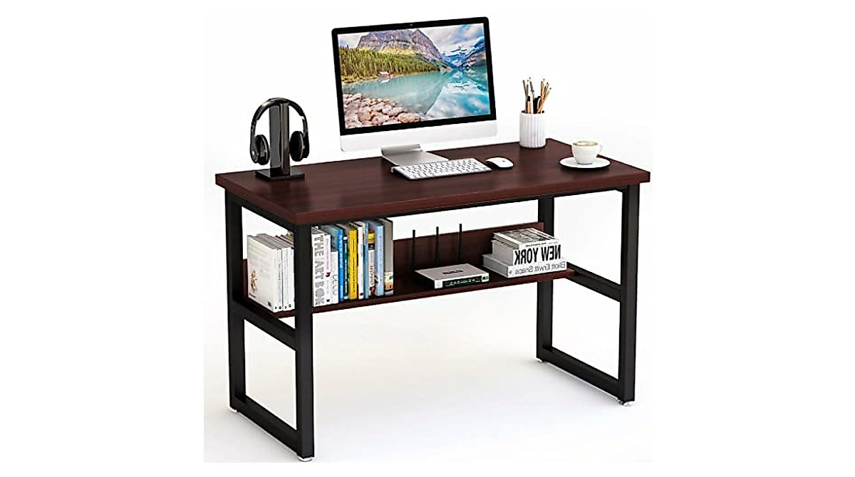 Modern Standing Desk Executive Desk Modern Style Computer Desk with 1 ...