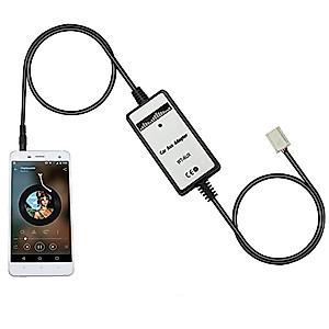 Yomikoo Auxillary Adapter, AUX Car MP3 Player Radio Interface AUX in Adapte 3.5mm Aux Interface for Toyota (6+6) Pin Connector 2005-2010 Camry 2005-2011 Corolla 2003-2010 RAV4