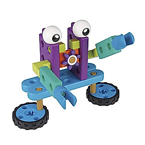 Thames & Kosmos Kids First Robot Engineer STEM Experiment Kit for Young Learners | Build 10 Non-Motorized Robots | Play & Learn with Storybook Manual | Parents’ Choice Gold Award Winner