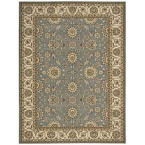 Nourison Persian Crown Bohemian Blue 9'3" x 12'9" Area -Rug, Easy -Cleaning, Non Shedding, Bed Room, Living Room, Dining Room, Kitchen (9x13)