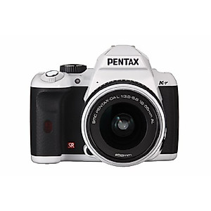 Pentax K-r 12.4 MP Digital SLR Camera with 3.0-Inch LCD and 18-55mm f/3.5-5.6 Lens (White)