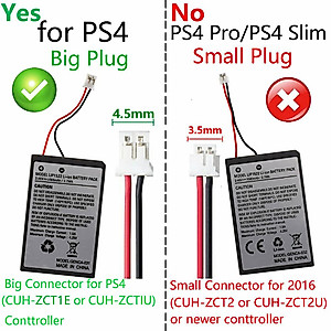 powerforlaptop 3.65V LIP1522 Battery Compatible with PS4 DualShock 4 Controller