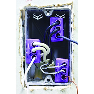 King Innovation 95145 AlumiConn Wire Connector, 1000 pk, Purple, Count