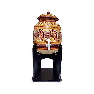 Cinnamon Pottery Water Dispenser