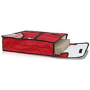 SIMPLI-MAGIC Reusable Insulated Delivery Bag, 20” x 20” x 5”, Red