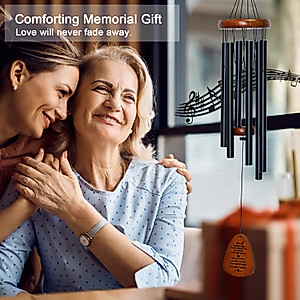 Large Aluminium Wind Chimes 32" for Outside, Wind Chimes Outdoor Tuned Soothing Melody, Memorial Wind Chimes Gifts for Mom/Grandma,Wind Chimes Outdoor Decoration, Patio, Garden, Yard