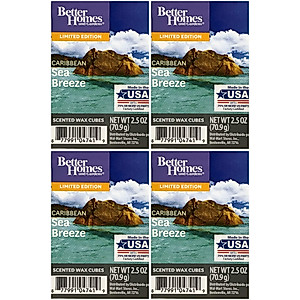 Better Homes and Gardens Caribbean Sea Breeze Wax Cubes - 4-Pack