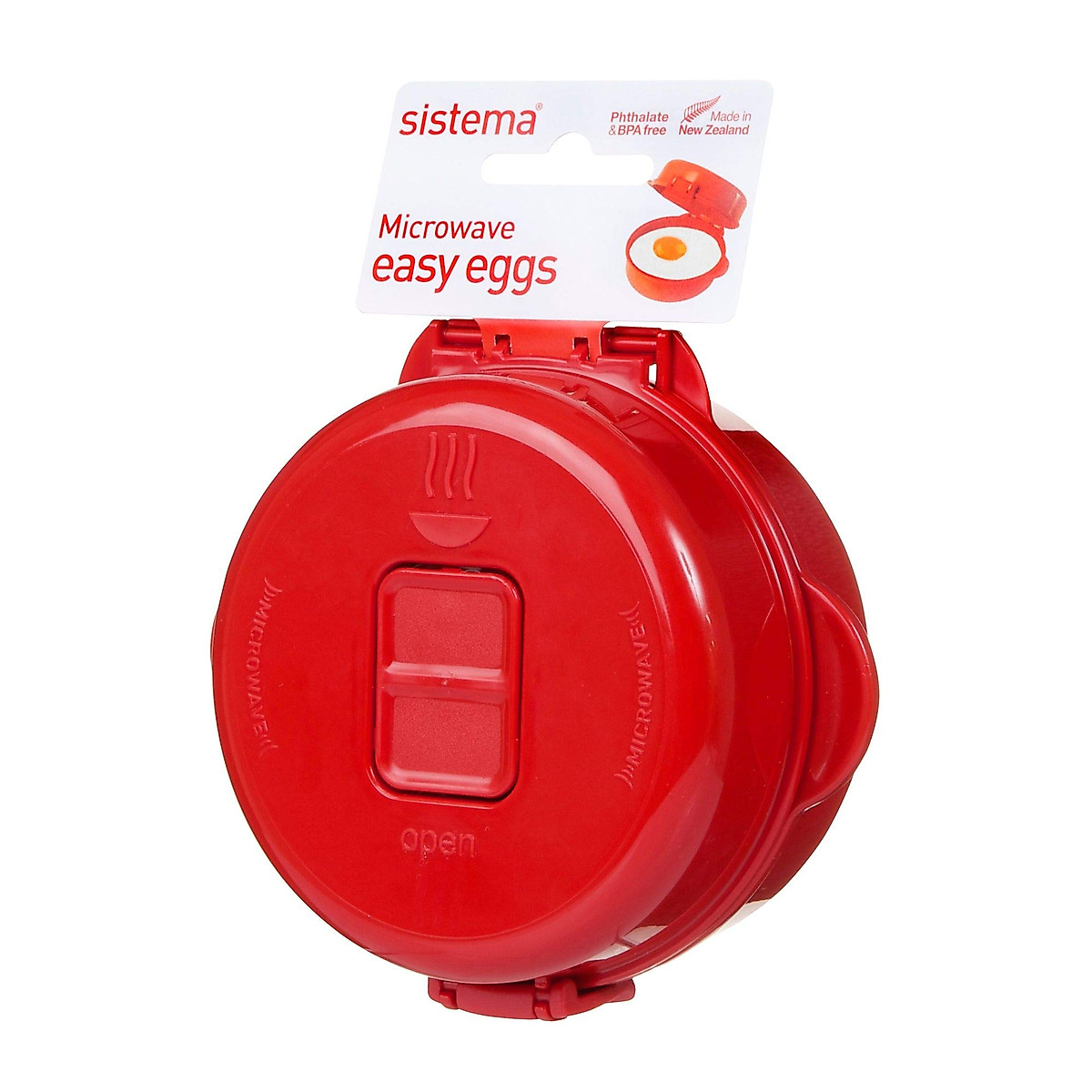 Sistema Red Polypropylene 'Easy Eggs' Microwave Dish