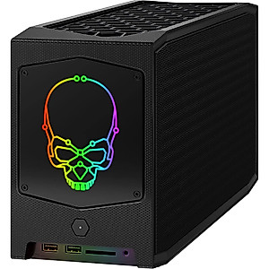 Intel 2022 NUC 11 Extreme Mini PC 8-Core i7-11700B 64GB DDR4 2TB NVMe SSD NVIDIA GeForce RTX 3060 12GB GDDR6 WiFi 6E RJ-45 HDMI DP 2xThunderbolt 4 RGB Lighting Windows 11 Pro w/RE 32GB USB