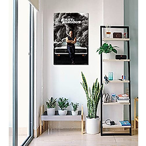 Fast & Furious - Movie Poster (Vin Diesel & Dodge Charger) (Size: 24" x 36")