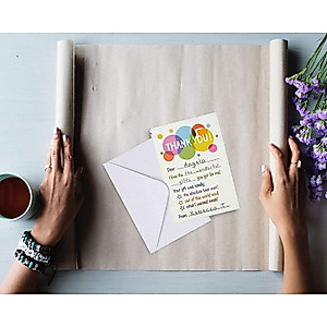 Best Paper Greetings Thank You Cards - 50-Count Thank You Notes, Bulk Thank You Cards Set - Blank on the Inside, Polka Dot Designs - Includes Thank You Cards and Envelopes, 4 x 6 Inches