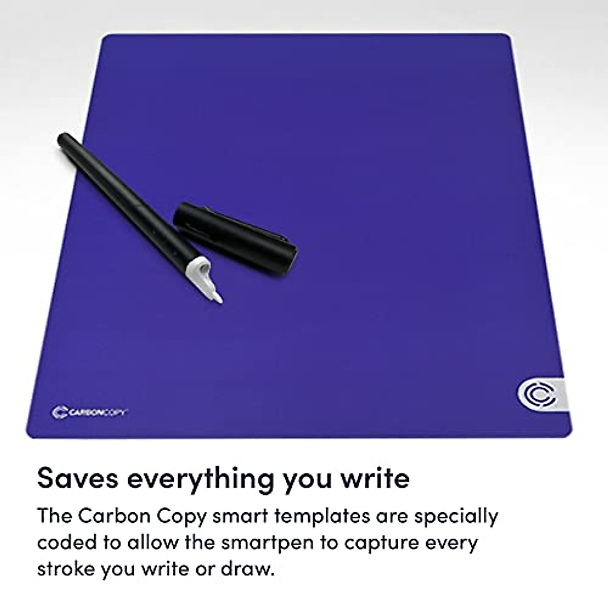 Boogie Board Authentic Blackboard Smart Pen Reusable Writing Tablet Digital Notepad – Smart Pen Stylus for Home, Office, College, Work from Home Essential for Note Taking - Letter 8.5”x 11”